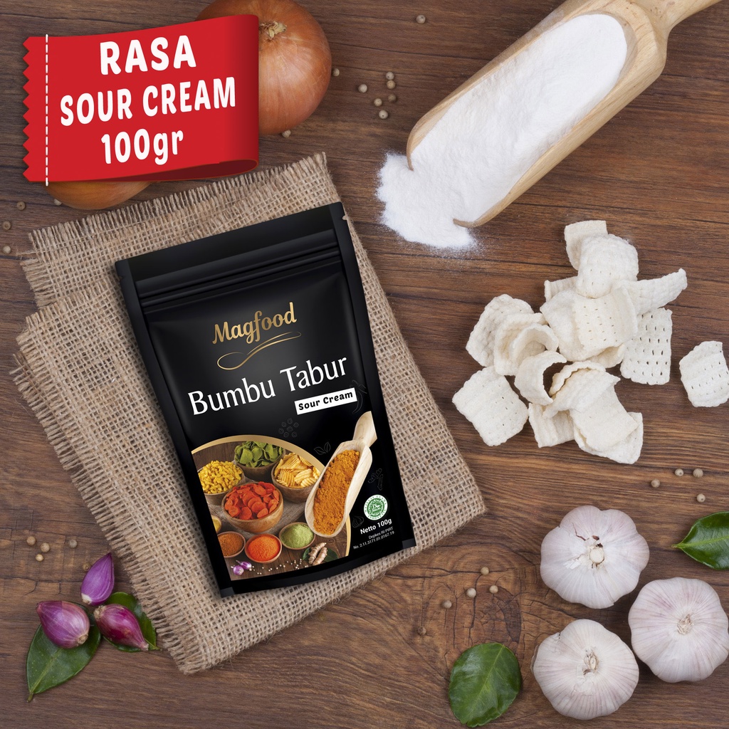 Jual Magfood Bumbu Tabur Rasa Sour Cream 100 Gram | Shopee Indonesia