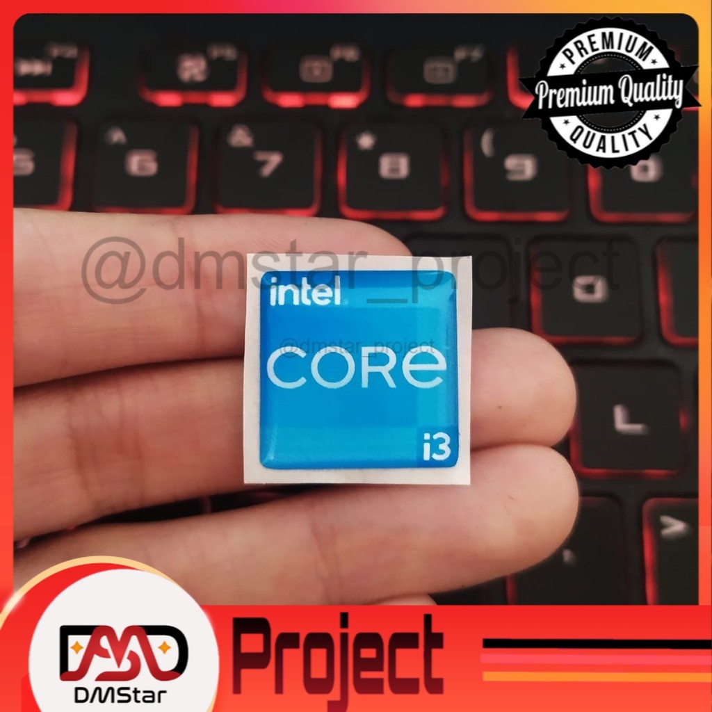 Jual [DMSTAR] STIKER INTEL CORE i3 GEN 11 STIKER TIMBUL LENTUR STIKER ...