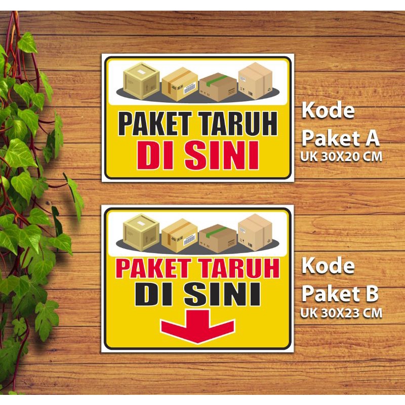 Jual STIKER PAKET TARUH DISINI | Shopee Indonesia