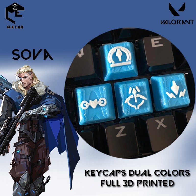 Jual Valorant Keycaps Sova Dual Color set | Shopee Indonesia