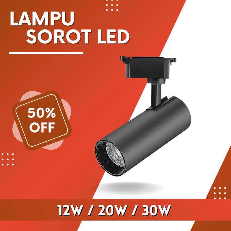 Jual Lampu Sorot LED 12w 20w 30w warm and light / lampu tembak sorot ...