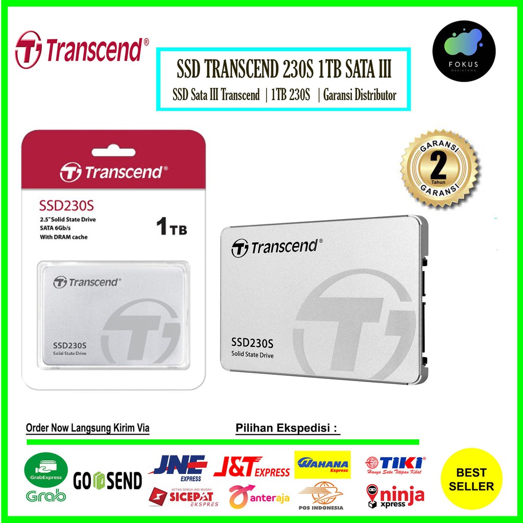 Jual Transcend SSD 230S 1TB SATA III 2.5 Inch | Shopee Indonesia