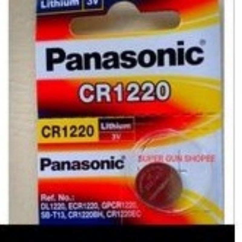 Jual BATERAI KANCING PANASONIC CR 1220 ORIGINAL CR1220 BATERAI REMOTE MOTOR | Shopee Indonesia