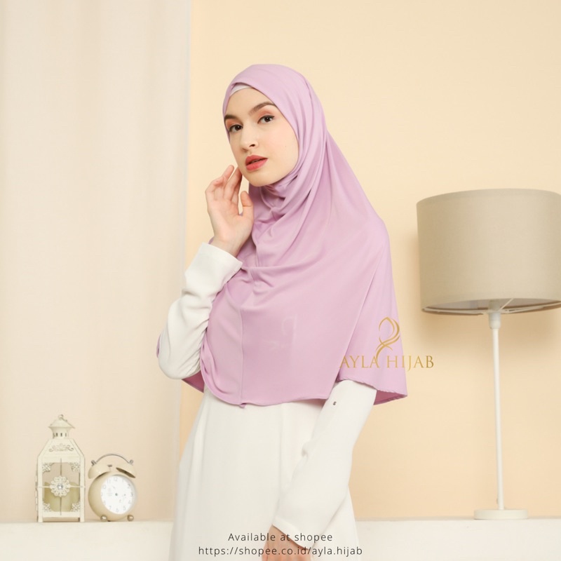 Jual Khimar Daisy Instan Bergo Malay Jersey Premium / Jilbab Malaysia | Shopee Indonesia