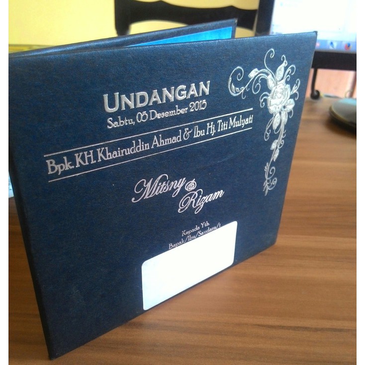Jual Undangan Hard cover Murah Emboss | Shopee Indonesia