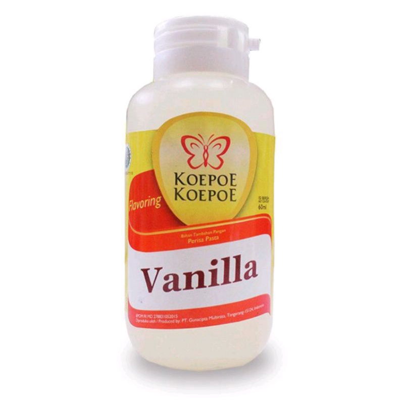 Jual PASTA Vanilla (60ml) KOEPOE KOEPOE Perisa Esence Vanilla kupu ...