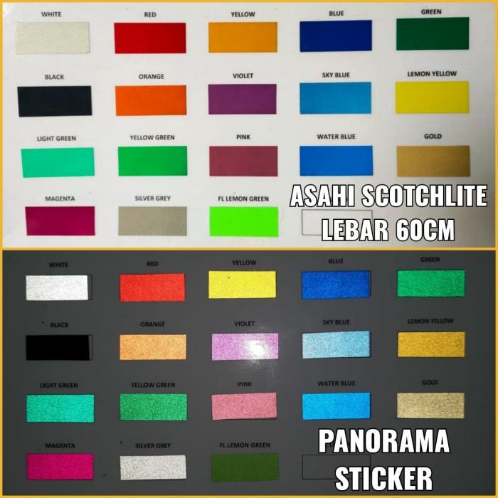 Jual Stiker Kaca Asahi Scotchlite Sticker Reflective Lebar 60Cm X 45 ...
