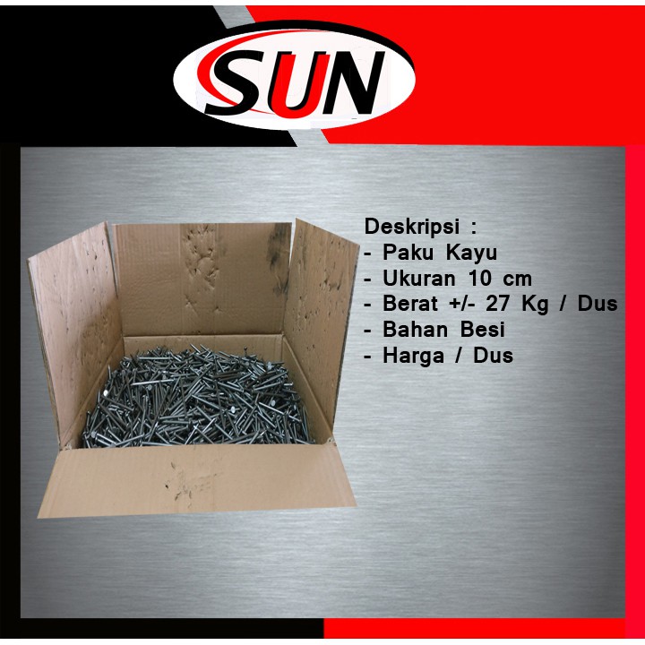 Jual Paku Kayu 4 Inch ( 10 Cm ) Berat Bersih +/-26 Kg Dus | Shopee ...