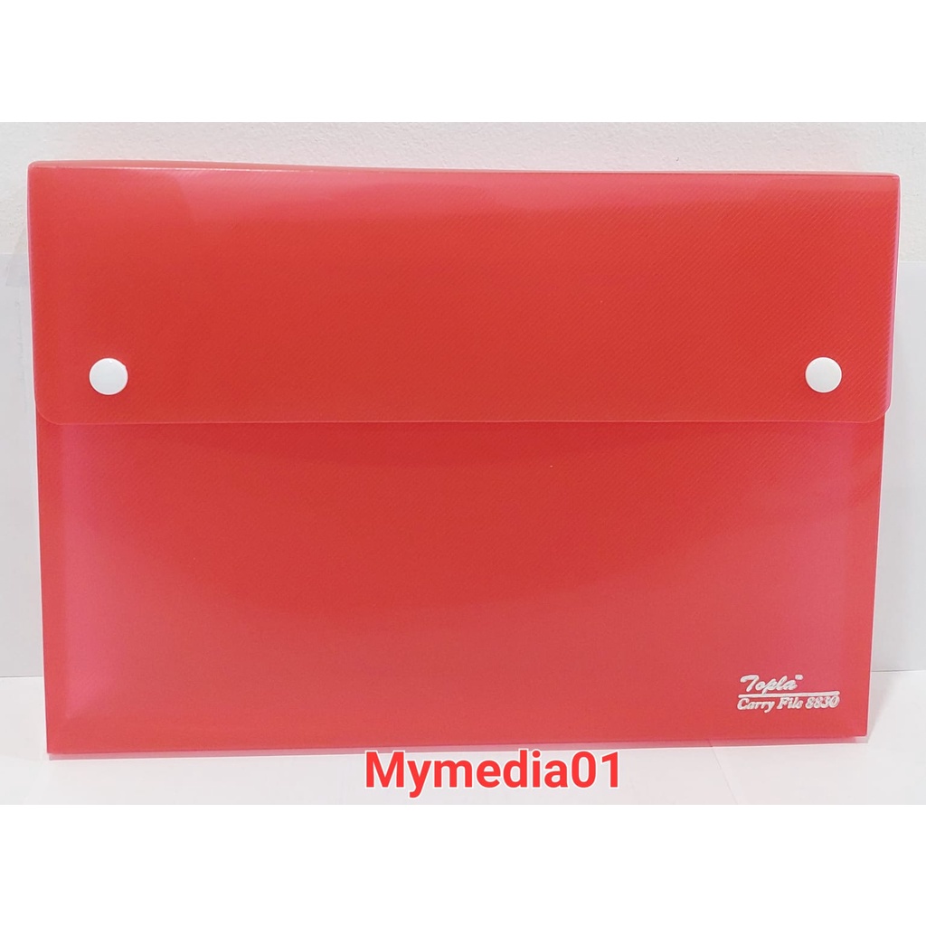 Jual CARRY FILE TOPLA 8830 BOX FOLIO / MAP PLASTIK BOX | Shopee Indonesia