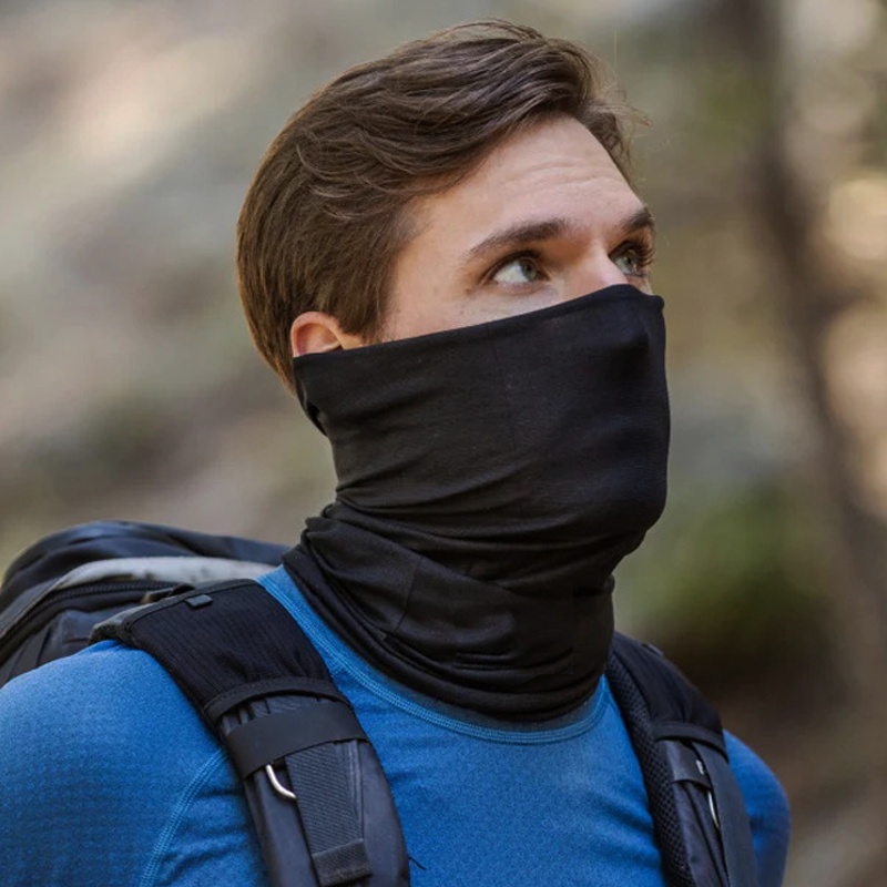 Jual Masker Buff Multifungsi Hitam Polos Import | Shopee Indonesia