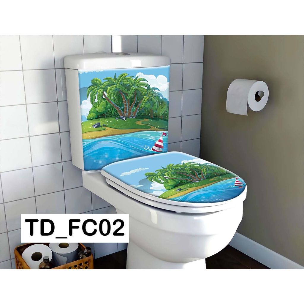 Jual Stiker Sticker Toilet WC Closet Duduk Semua Merk | Shopee Indonesia
