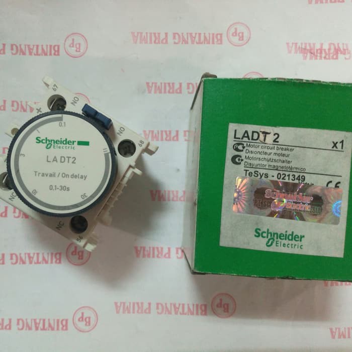Jual Auxiliary Contact / Travail / Timer On Delay LADT2 0.1 - 30s ...