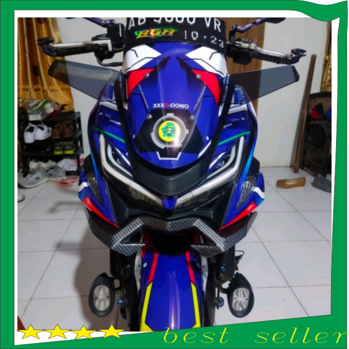 Jual Front Winglet depan - Honda Adv 150 - Ninja H2R Replika - Adv150 ...