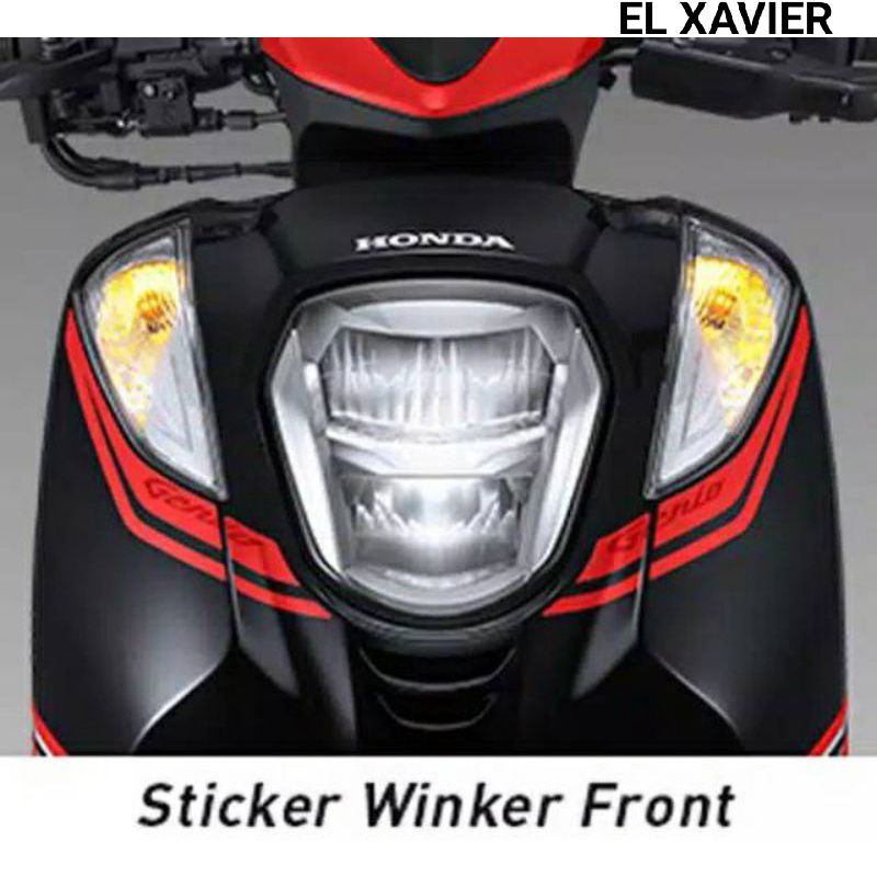 Jual Sticker Front Winker Lampu Sen Honda Genio 2021 2022 Original ...