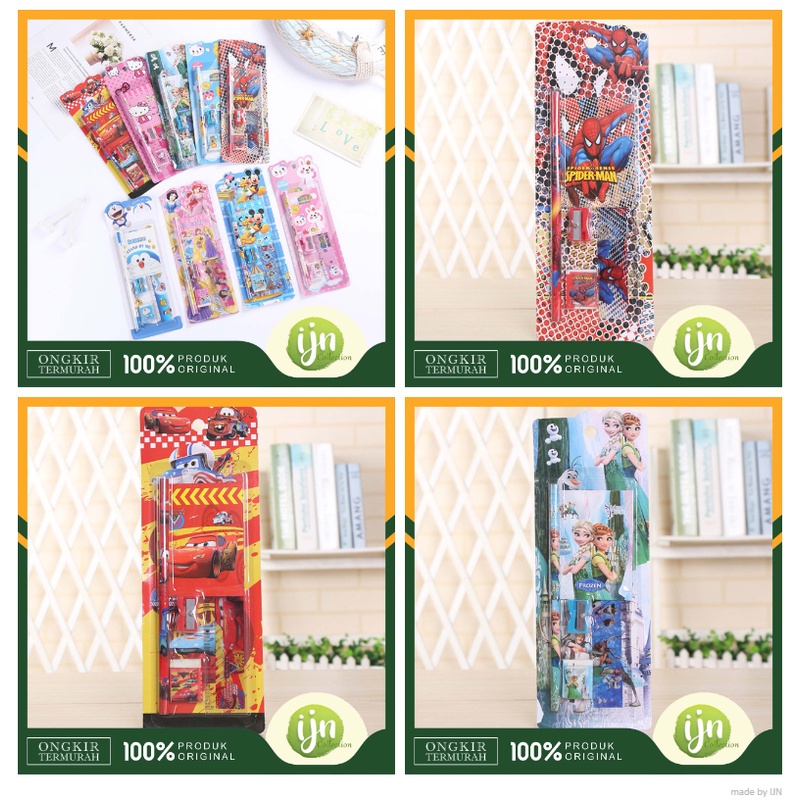 Jual PAKET ALAT TULIS 5 IN 1 NOTES / ALAT TULIS SET 5 IN 1 BUKU CATATAN ...