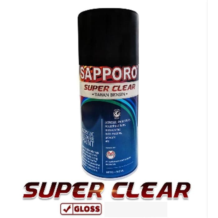 Jual Sapporo Super Clear 7530 Tahan Bensin - Sapporo Cat Semprot 300 Cc ...
