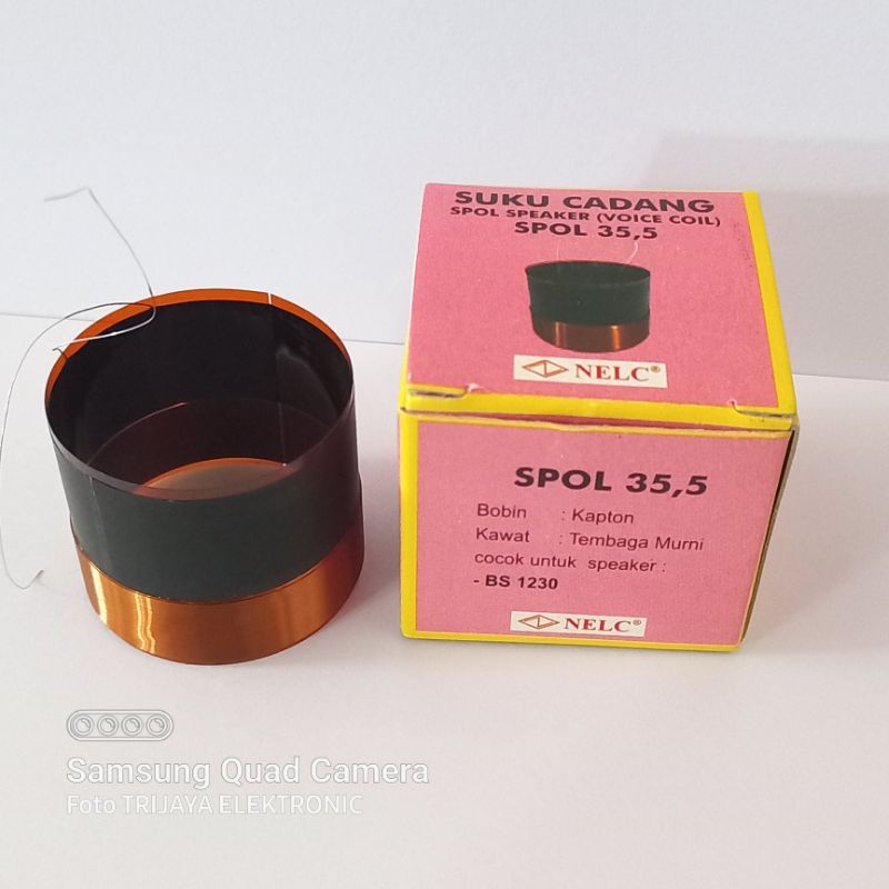 Jual Spul Speaker 12 inch 1230PA Spol BS 1230 Nelc 35,5mm | Shopee ...