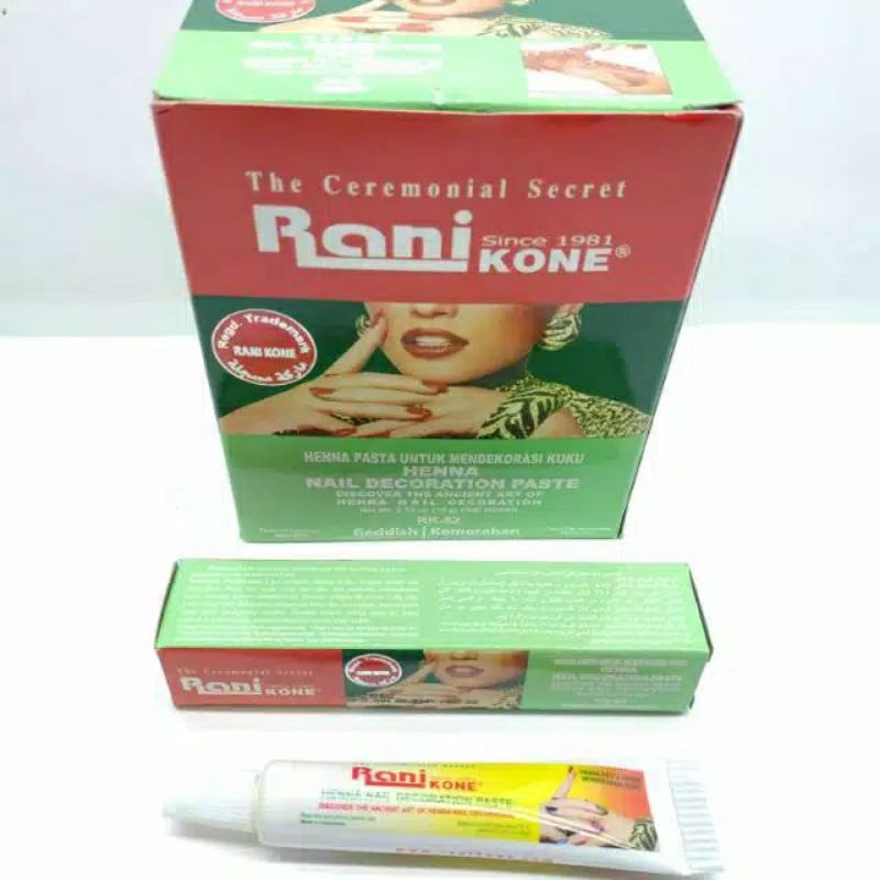 Jual Rani Kone /Decoration Paste 6gr harga per box isi 12 | Shopee ...