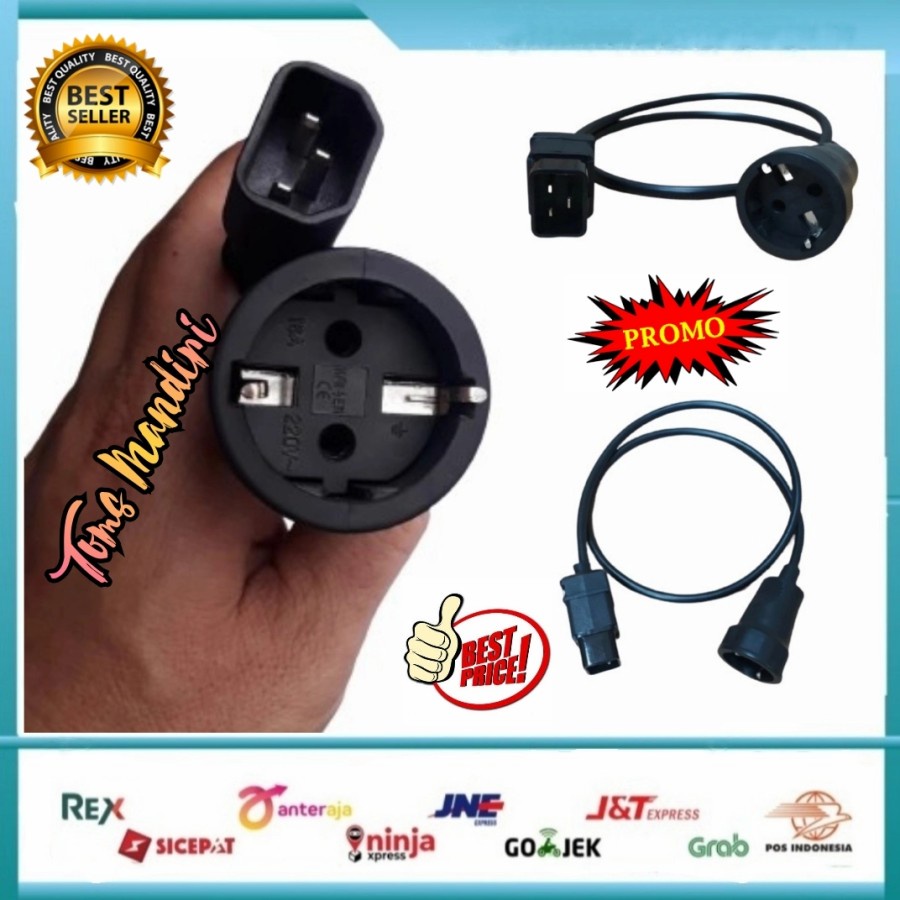 Jual Kabel Power C14 to female 1.5 meter untuk UPS/PDU Power ...