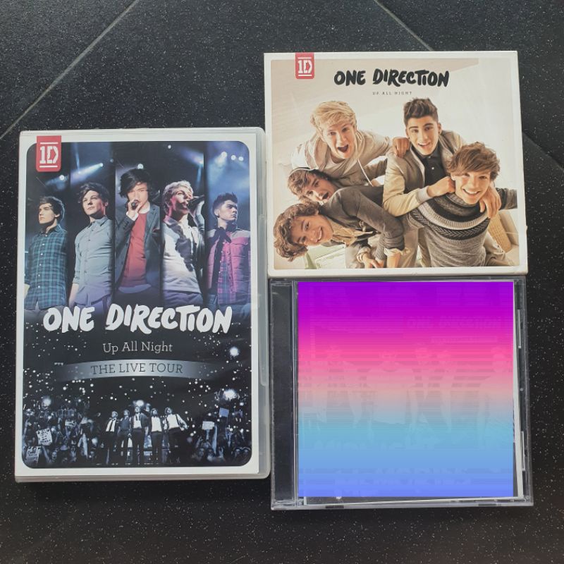 Jual Preloved One Direction DVD The Live Tour & CD Album: Up All Night ...