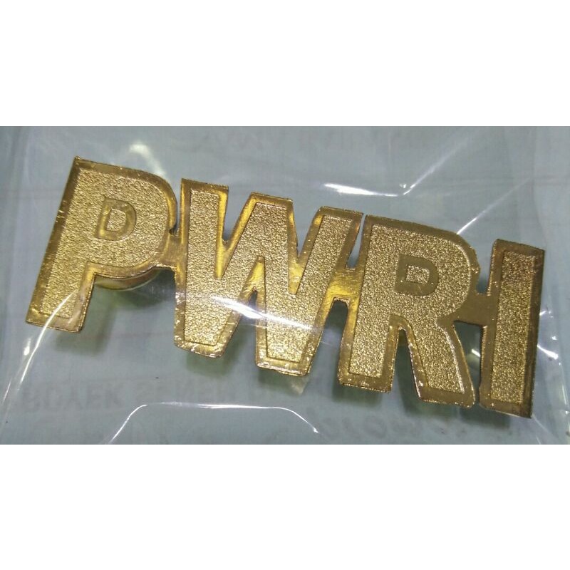 Jual ProdukTerbaru Pin Kuningan Bros Emblem Logo PWRI Custom | Shopee ...