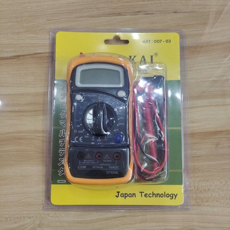 Jual multitester digital nankai DT850L / multitester digital DT850L ...