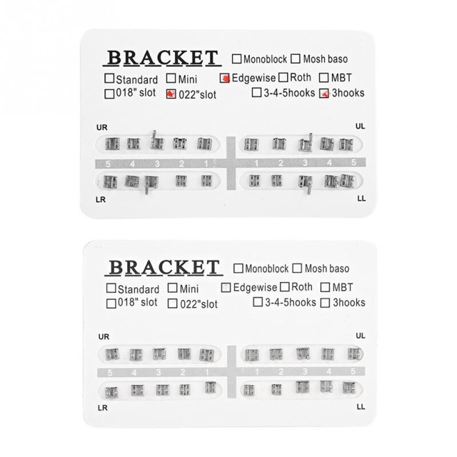 Jual Bracket Orthodontic Braces Mini Edgewise Ortho Orthodontik No ...
