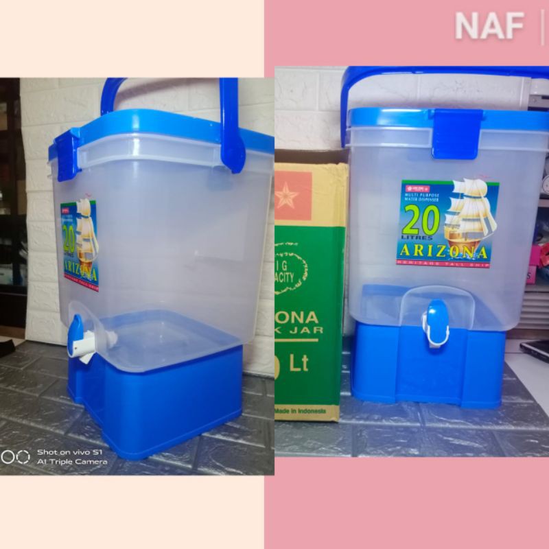 Jual arizona/kimplast drink uk 20-27 liter bahan pelastik tebal ...