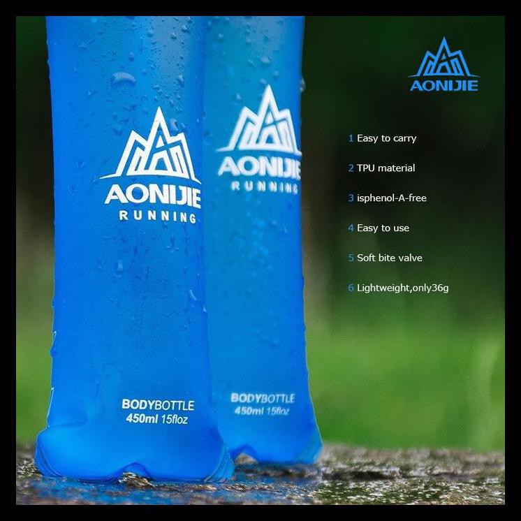 Jual ORI Aonijie Soft Flask SD19 - Botol tempat minum 450ml | Shopee ...