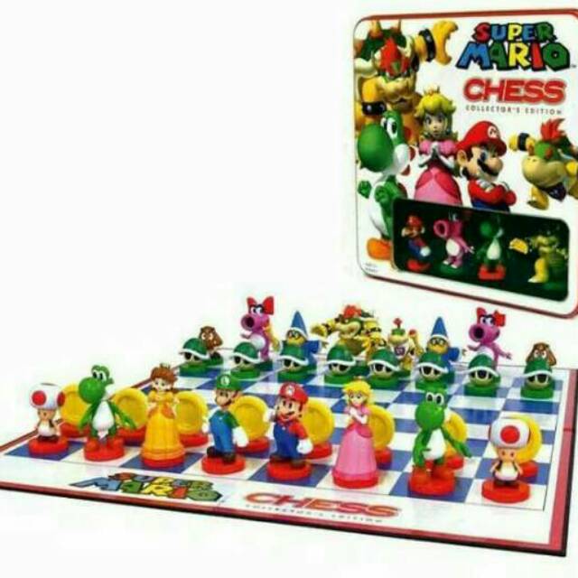 Jual Mario bross figure catur chess collector set | Shopee Indonesia