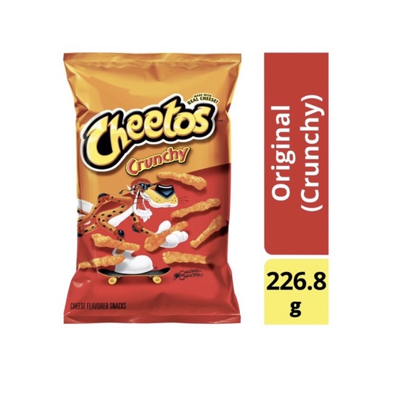 Jual Cheetos Cheese Flavoured Snacks - original (crunchy) | Shopee ...