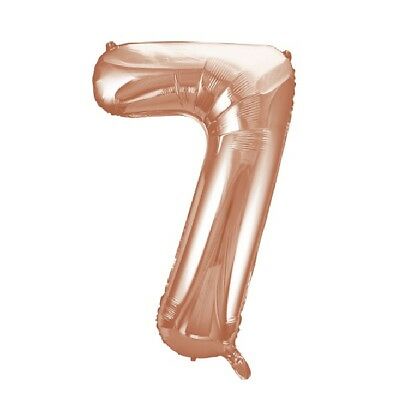Jual Balon foil angka JUMBO rose gold font kurus 80 cm BESAR | Shopee ...