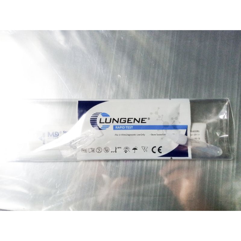 Jual LUNGENE ANTIGEN SWAB TEST KIT COLOK HIDUNG BIRU PUTIH IJIN ...