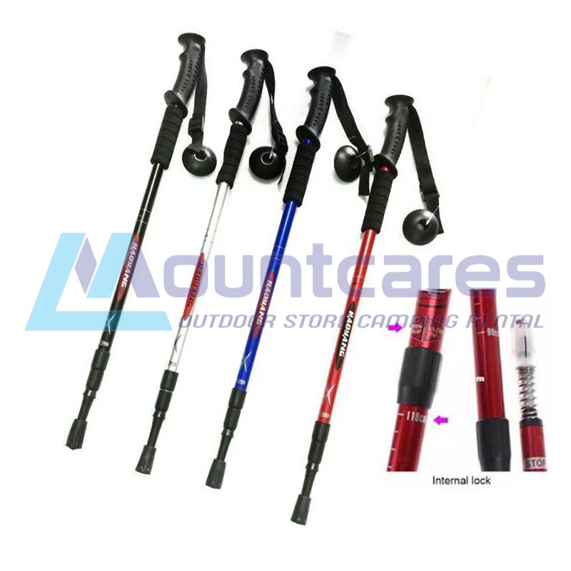 Jual Trekking Pole Tongkat Treking Panjang 135cm Tracking Pole Track ...