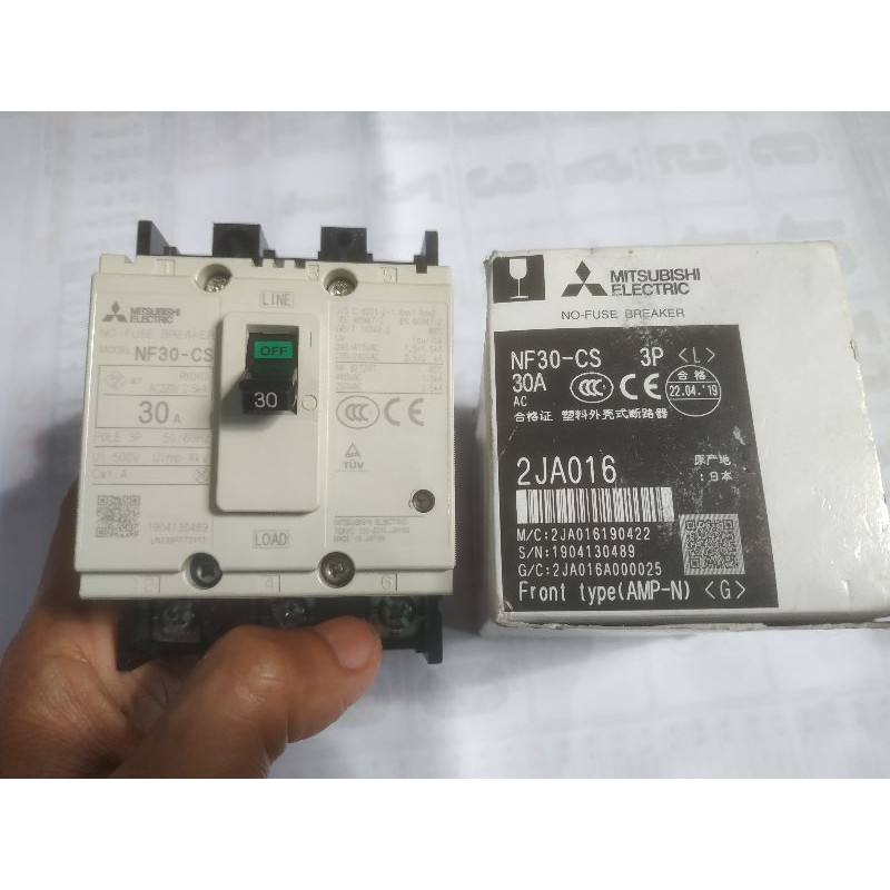 Jual MCCB Mitsubishi Breaker NF30-CS 3P | Shopee Indonesia