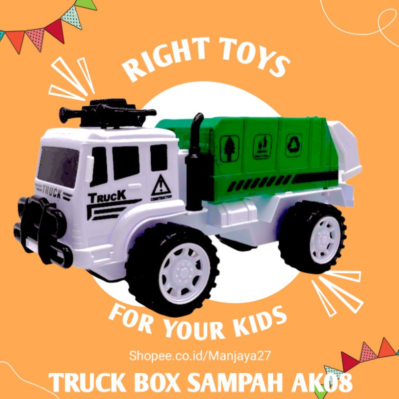 Jual AK 08 MAINAN TRUK BOX SAMPAH BESAR OPP/ MAINAN EDUKASI TRUCK ...