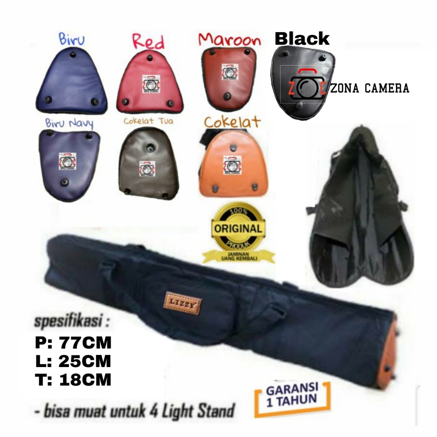 Jual Lizzy prodaz-7 Tas Light stand Medium Bag lightstand Lampu Studio Ring Light Tripod Pouch ...