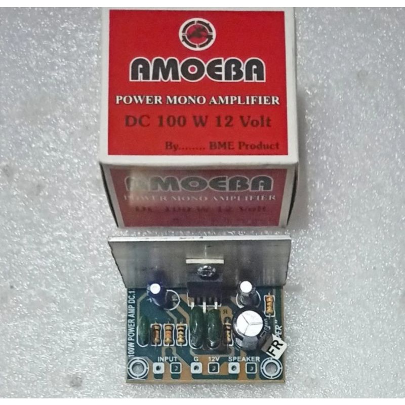 Jual Kit Power Amplifier Mono 100W DC 12 Volt | Shopee Indonesia