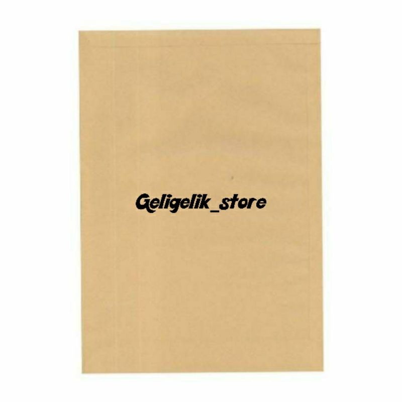 Jual (10 pcs) AMPLOP COKLAT FOLIO POLOS / MAP COKLAT FOLIO LAMARAN / F4 ...