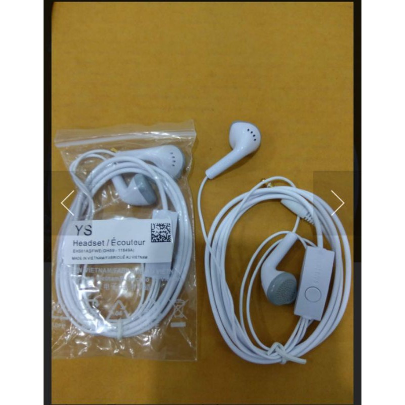 Jual Headset/ Earphone/ Handsfree Samsung Original Hs 330 J1 Ace Made ...