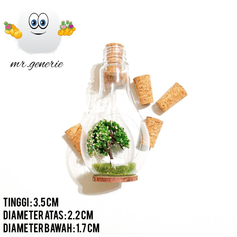 Jual Mr.Generie Wine Cork 22x17x35 mm / Tutup Botol Kaca Gabus kayu ...