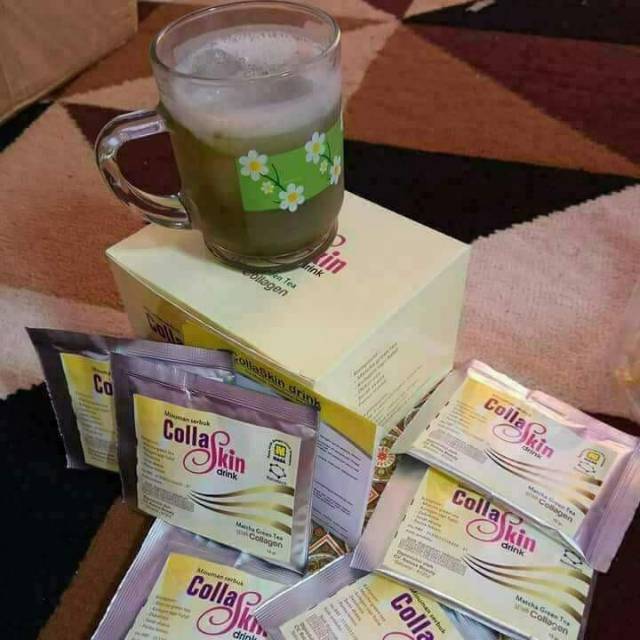Jual COLLAGEN DRINK - COLLASKIN DRINK NASA ORIGINAL - Macha Green Tea ...