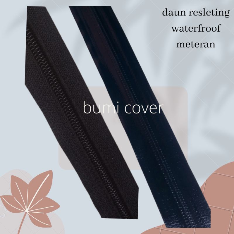 Jual daun resleting waterproof meteran no 5 ykk | Shopee Indonesia