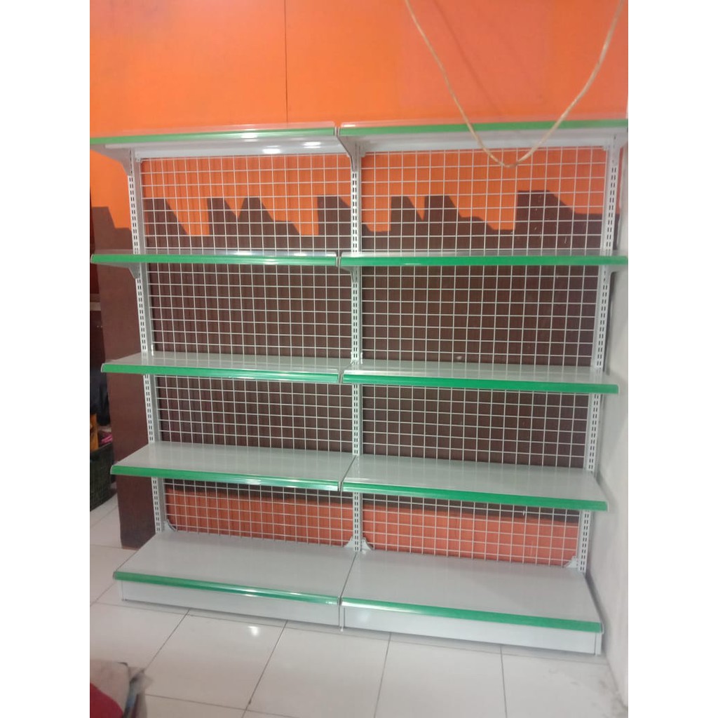 Jual Rak Minimarket / Rak Gondola / Rak Display Toko Bahan Besi Baja ...