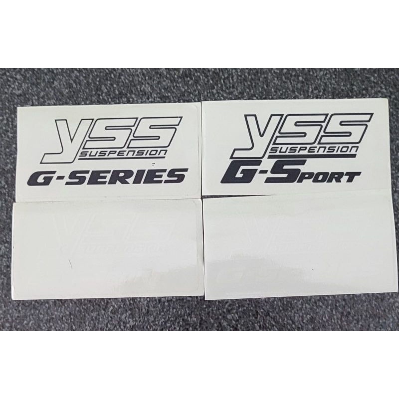 Jual STICKER PRINT CUTT SHOCK YSS G-SERIES YSS G-SPORT SUSPENSION ...