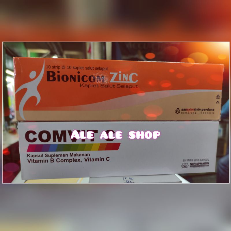 Jual BIONICOM Zinc per box (100 kapsul) | Shopee Indonesia