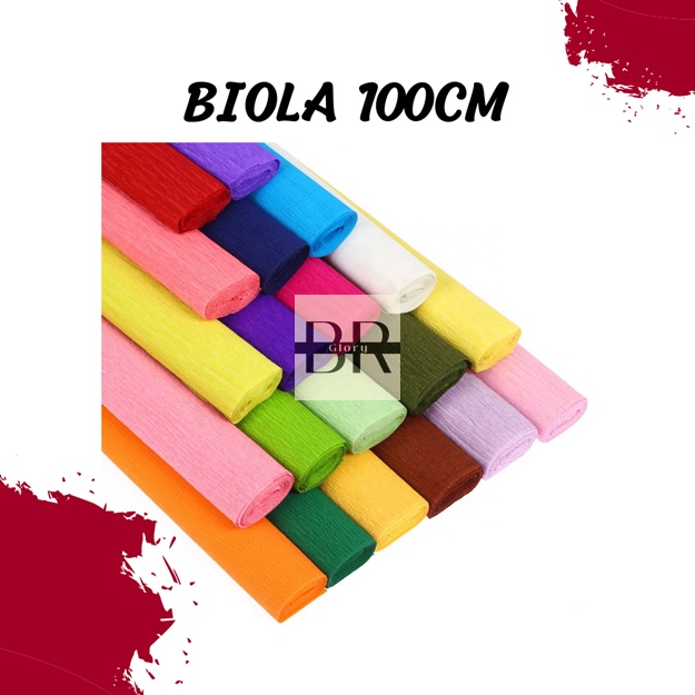Jual Kertas Krep Biola Lembaran 100cm - Kretas crepe Dekorasi Ulang ...