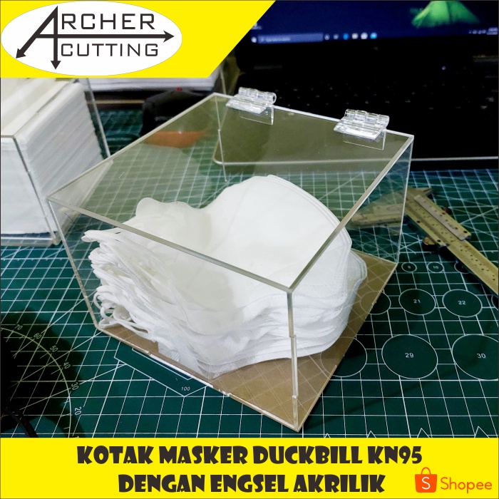 Jual KOTAK MASKER BOX MASKER DUCKBILL ORGANIZER MAKE UP KOTAK SERBAGUNA ...