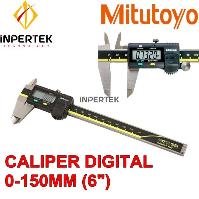 Jual Vernier Digital Caliper Mitutoyo 0-150 mm | Sigmat Digital 6" Mitutoyo | Shopee Indonesia
