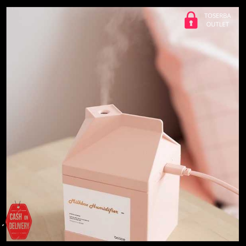 Jual Milk Box Air Humidifier Aromatherapy Oil Diffuser Pengharum ...